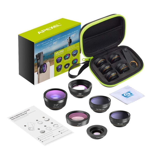 Buy APEXEL 6IN 1 LENSKIT(APL-DG6) Online Qatar