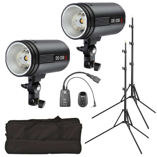 Buy JINBEI DE-250 STUDIO FLASH KIT Online Qatar