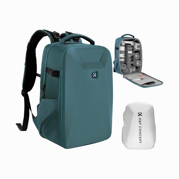 Buy K&F Multi functional Headshell Camera Backpack Blue Online Qatar