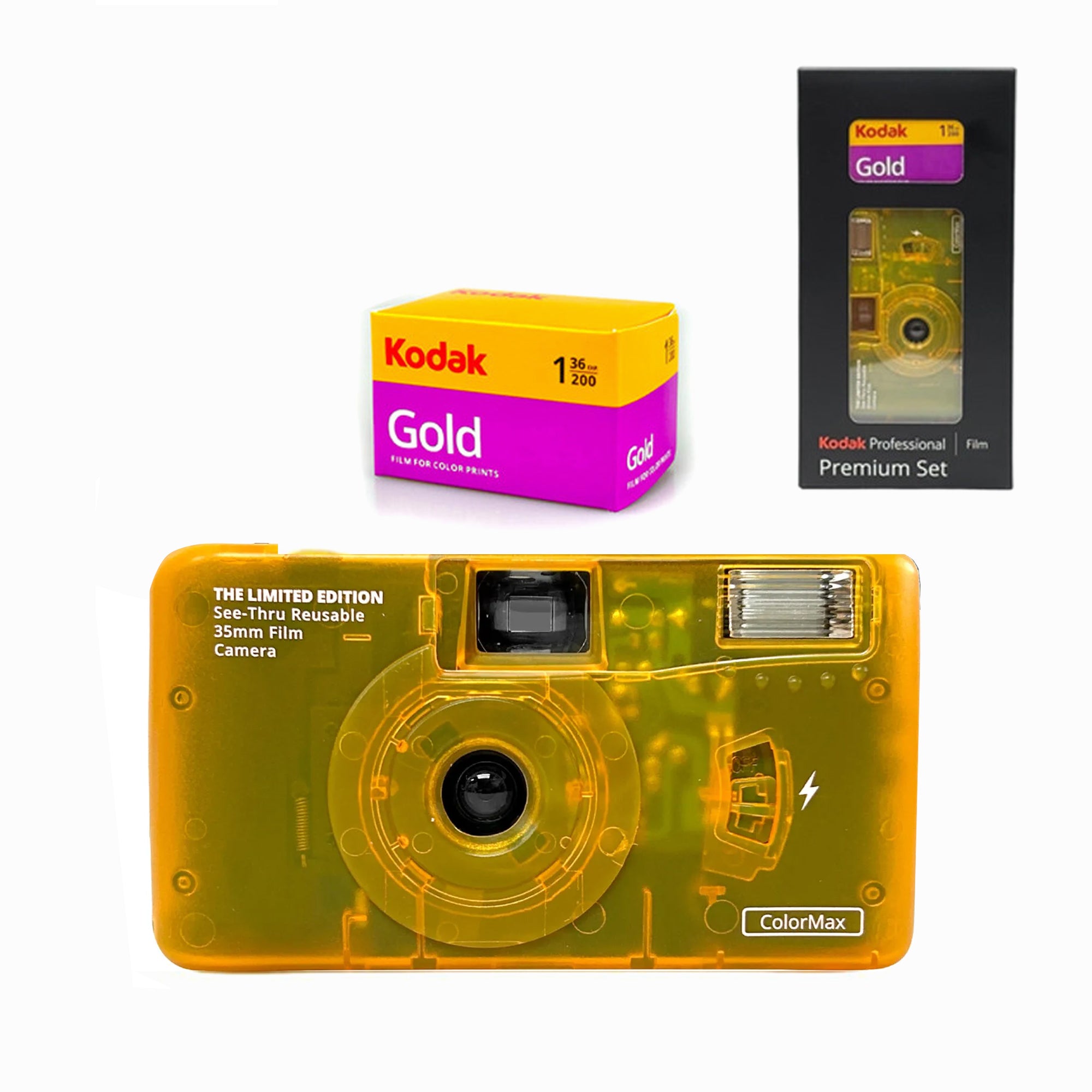 Buy Kodak Professional Premium Set (Yellow) (ColorMax Reusable Film ...
