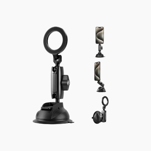 Buy TELESIN Magnetic Suction Car Phone Mount Compatible with iPhone 12 ...