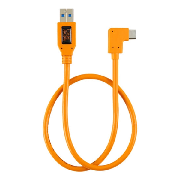 Buy Tether Tools 20 inch USB 3.0 Type-A to C Right Angle Adapter Cable ...