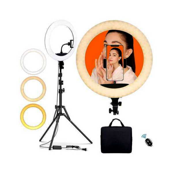 Buy ZEGO18 inch LED RING LIGHT WITH STAND 65W Online Qatar